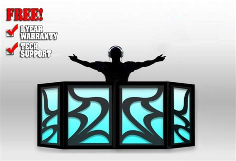 Dj Facadebooth Glissando Black Eliminatrix Facades Dj Lights