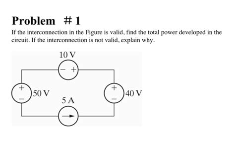 Solved Problem 1 If The Interconnection In The Figure Is