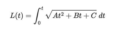 math calculate the length of a segment of a quadratic bezier stack overflow