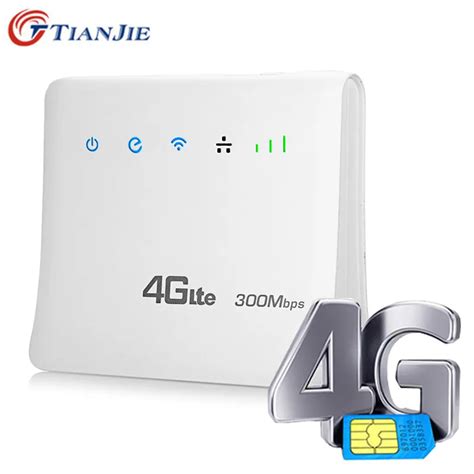 Unlocked 300mbps Wifi Routers 4g Lte Cpe Mobile Router With Lan Port