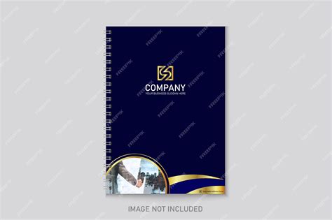 Premium Vector Luxury Minimal Corporate Notebook Cover Design
