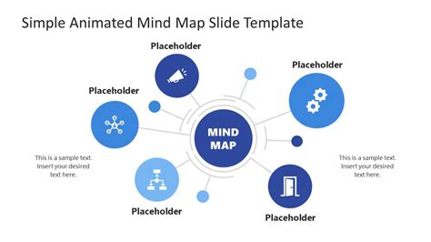 Simple Mind Map Template For Powerpoint Slidemodel Mind Maps How They
