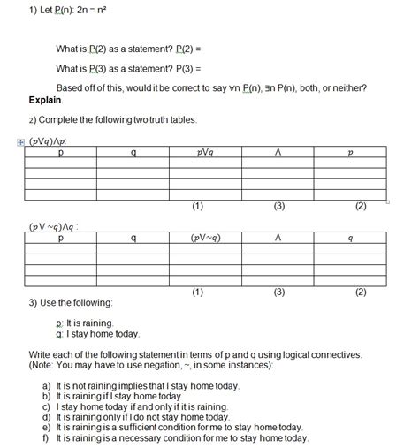 Solved Let P N N What Is P As A Statement P Chegg