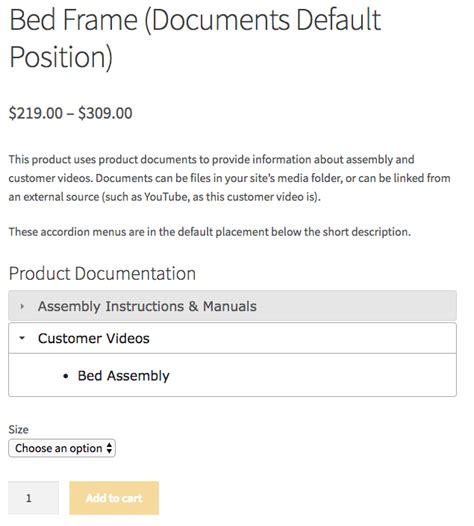 woocommerce product documents documentation woocommerce