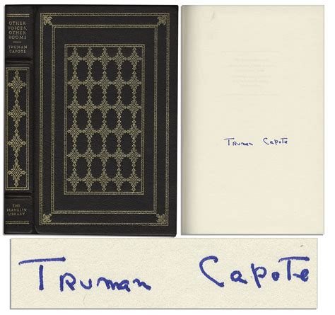 Lot Detail Gorgeous Signed Luxury Copy Of Truman Capotes Other