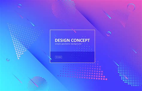 추상적인 배경 그라데이션 기하학적 벡터 디자인입니다 최소한의 스타일에서 그래픽 패턴입니다 동적 모션 배경 선 그림자 기하학적 모양 0명에 대한 스톡 벡터 아트 및 기타