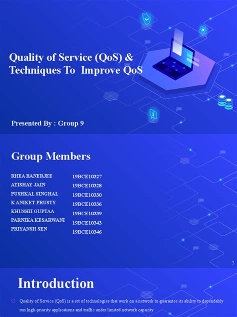 Quality Of Service Qos And Techniques To Improve Qos Presented By Group 9 Pdf Quality Of