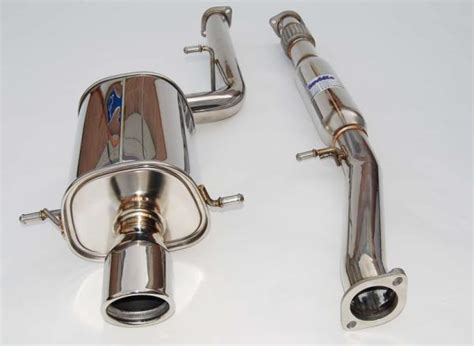 Invidia 02 07 Wrxsti 76mm Q300 Stainless Steel Cat Back Exhaust Sbp