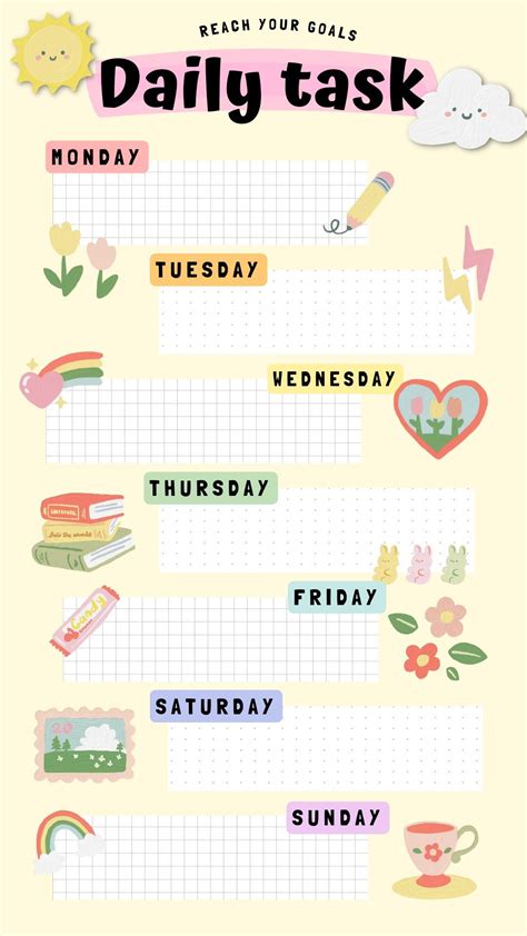 Weekly Planner Artofit Weekly Planner Artofit