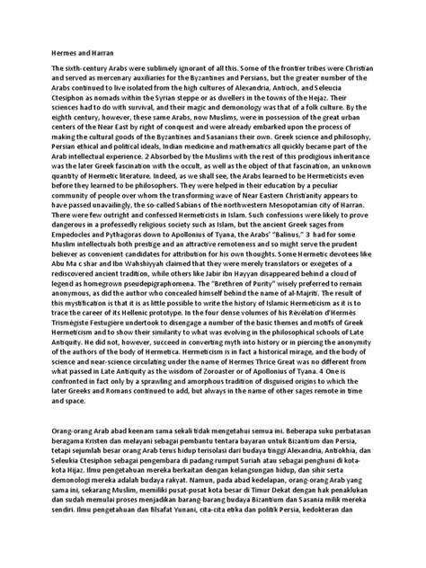 Hermes And Harran Pdf Hermeticism Cultural Anthropology