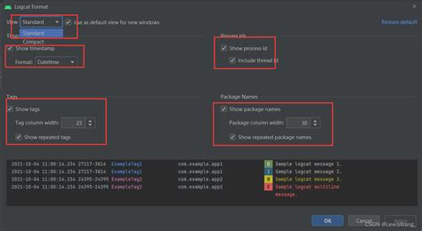 Android Studio Dolphin 新版Logcat的配置使用 android studio logcat CSDN博客