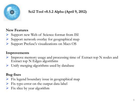 Ppt “sci2 Tool Temporal Geospatial Topical And Network Analysis