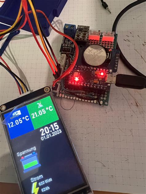 Ive Built A Small Display For My Camper With A Nextion Display When