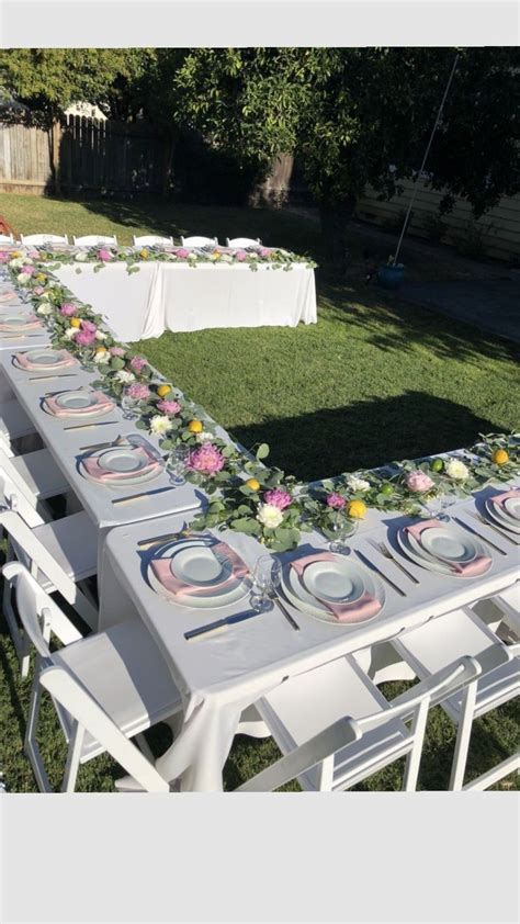Outdoor Dinner Table Decor 15th Birthday Party Ideas For Backyard