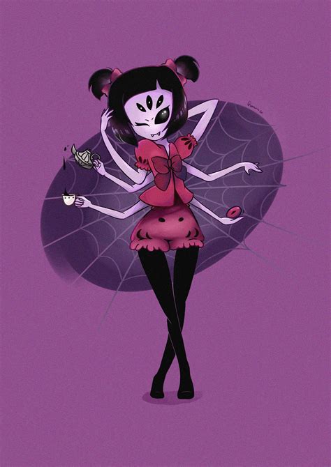 Undertale Muffet Fanart By Rorom Cassie On Deviantart