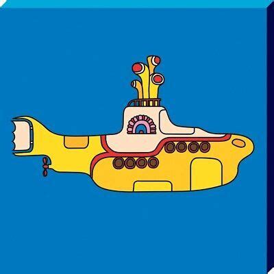 The Beatles Canvas Print Yellow Submarine Classic Album Cover Canvas