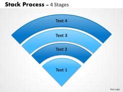 Stack Triangle Shapes Process 4 PowerPoint Presentation Images Templates PPT Slide