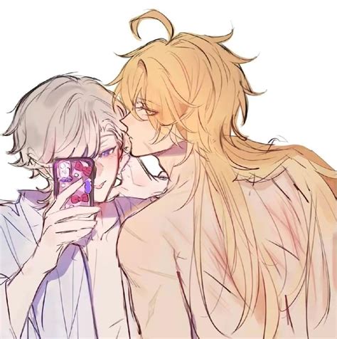 lyney x aether Милые рисунки Рисунки Абстрактные раскраски