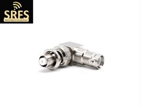 RF Adapter SHV Female To Right Angle Male DC MHz Contact Material BRONZE GOLD PLATED At Rs