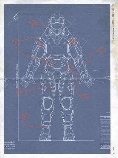 Halo Master Chief Armor Blueprints