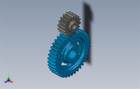 正齿轮系step模型图纸下载 懒石网