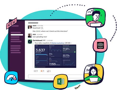 Slack 壁虎板的快照