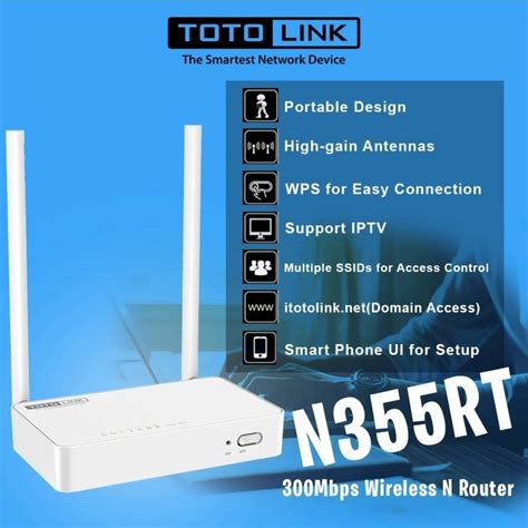 Jual TOTOLINK N355RT Router Wireless N 300Mbps Shopee Indonesia