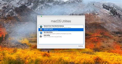 How To Reinstall Macos High Sierra