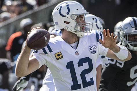 Colts Qb Andrew Luck Enjoying Solid Protection