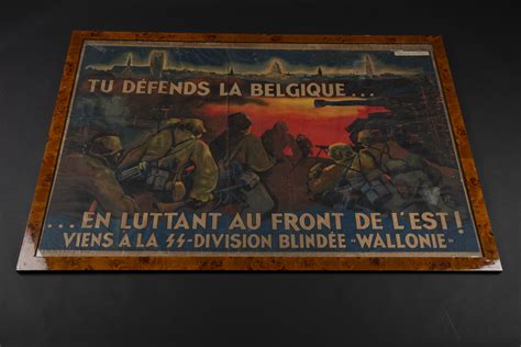 Affiche De Recrutement De La Waffen Ss Wallonie Aiolfi G B R
