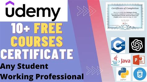 Udemy New Free Courses With Certificate Online Bestseller Courses