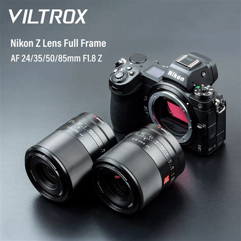 Viltrox 24mm 35mm F18 Z 자동 초점 풀 프레임 광각 프라임 렌즈 니콘 Z 마운트 카메라 렌즈 용 대형 조리개