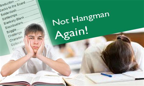 Not Hangman Again Another Wonderful Collection Of Games For English Classes Moroccoenglish