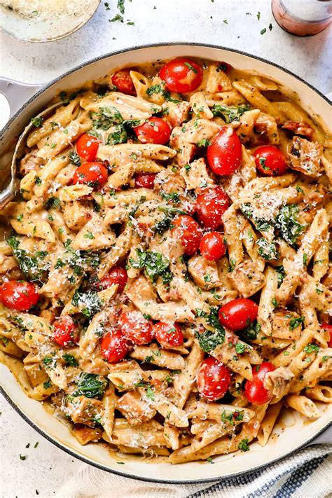 Creamy Chicken Tuscan Pasta Recipe Cart Recipe Cart