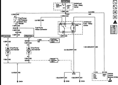 Chevy Silverado Fuel Pump Relay