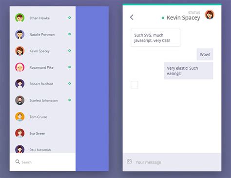 超炫html5 Svg聊天框拖拽弹性摇摆动画特效jquery之家 自由分享jquery、html5、css3的插件库