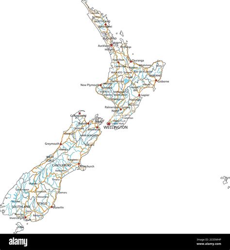 New Zealand Road Map