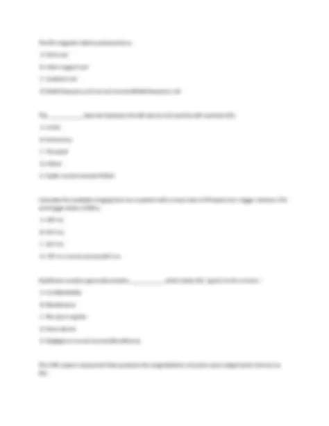 ARRT MRI Mock Registry Multiple Choice Questions And Answers Exams Nursing Docsity