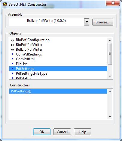 LabVIEW Save A Document In PDF File By Using Freeware BullZip PDF Write NI Community