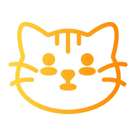 Embarassed Generic Gradient Outline Icon