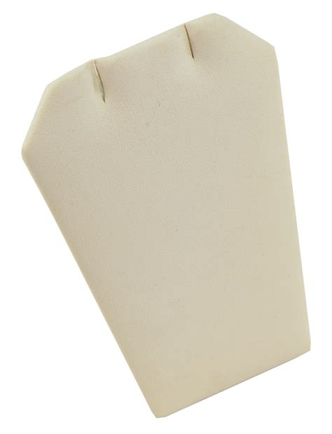 10 X White Leatherette Pendant Drop Earring Display Stand Bd214 3lw