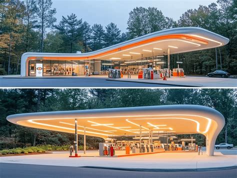 Gas Station Architecture A Visual Design Guide