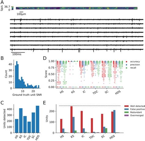 Figures And Data In Spikeinterface A Unified Framework For Spike Sorting Elife