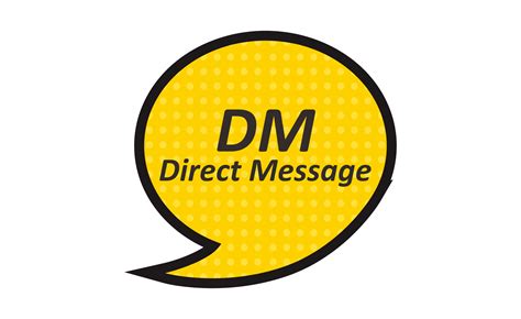 Abbreviation Dm Direct Message 22385788 Png