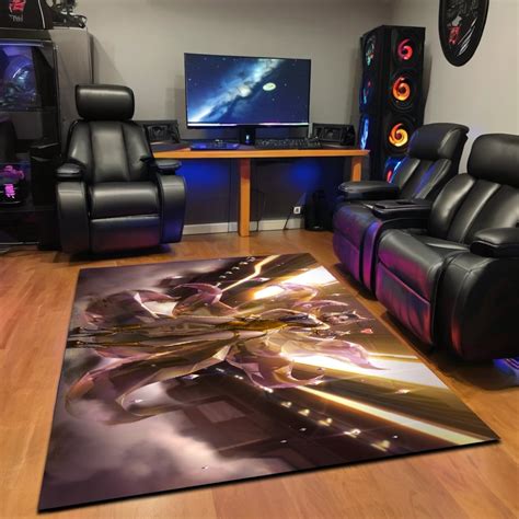 Ahri Kda Prestige Rug League Of Legends Gamer Decor Kda Inspired