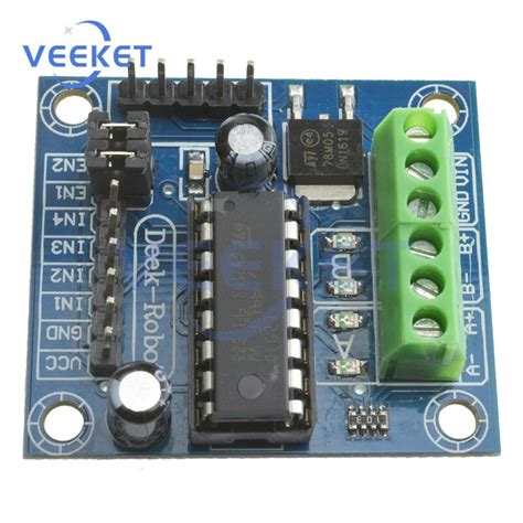 Dc 45v 25v 미니 L293d 모터 드라이버 모듈 Arduino용 4ch 4 채널 모터 드라이버 L293d 확장 보드
