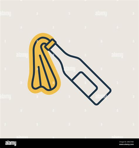 Molotov Cocktail Flat Vector Isolated Icon Demonstration Protest