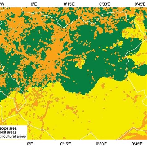 Landscape Map Clustering With Two Classes Download Scientific Diagram