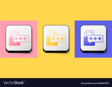 Isometric Cyber Security Icon Isolated On Pink Vector Image