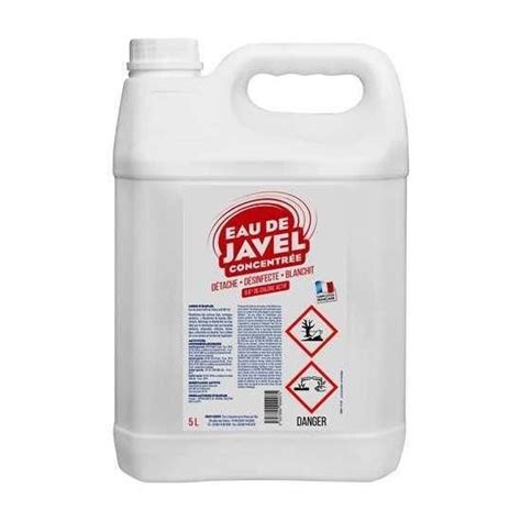 Eau De Javel 9 6 Chlore Actif 5l
